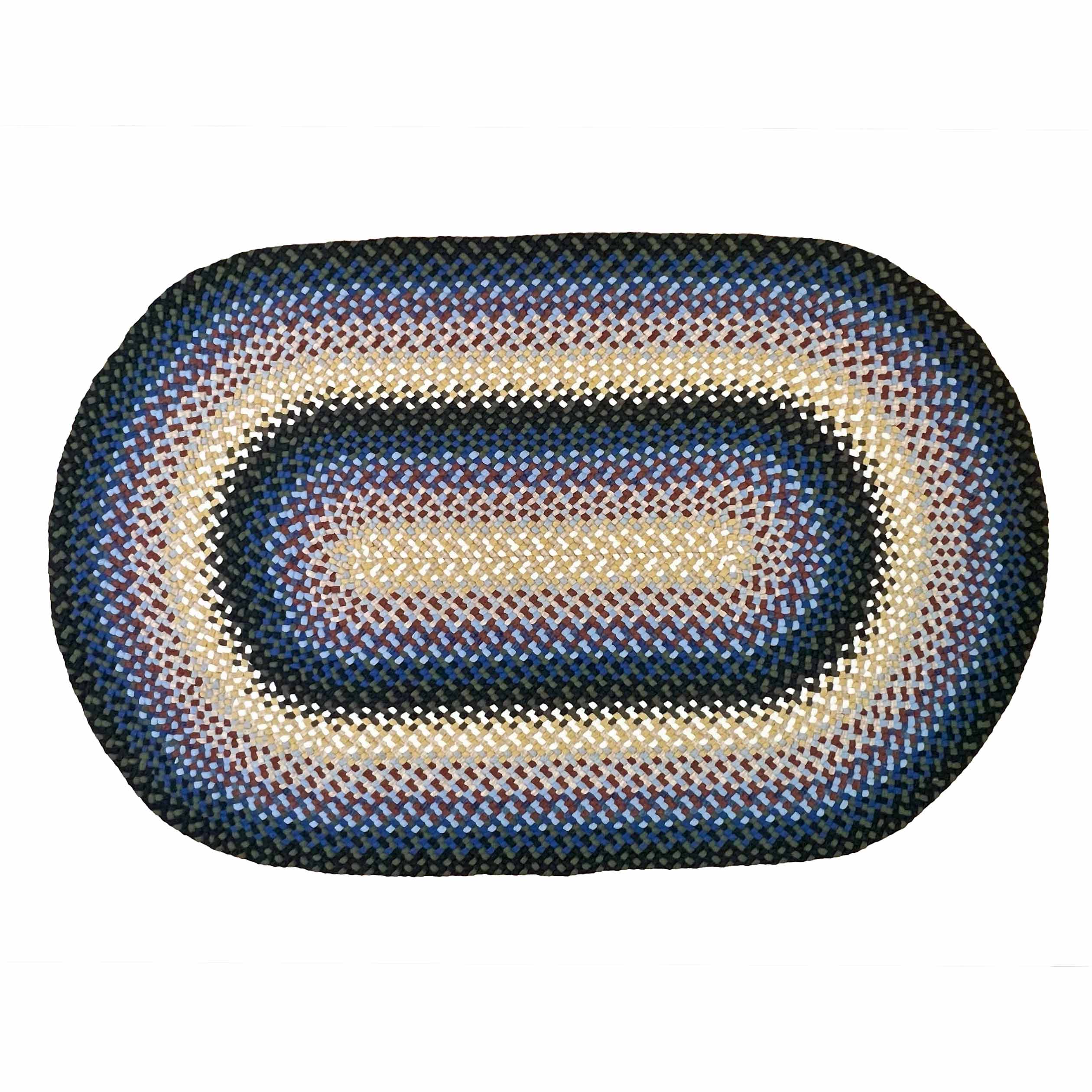 3'10" x 5'11"Mandy" 2024 Benjamin Moore Colors Braided Rug